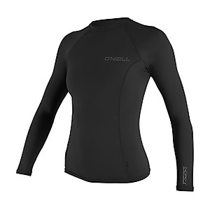 O'Neill Women's Thermo-X Long Sleeve Crew, Black, M
