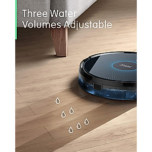 zoozee Z50 Robot Vacuum Cleaner with 3000Pa Max Suction Power, Vacuum and Mop 2-in-1,5200mAh Super Battery Life,Quiet and Self-Charging, Pet and Carpet Friendly Robtic Vacuum, Works with Siri Alexa