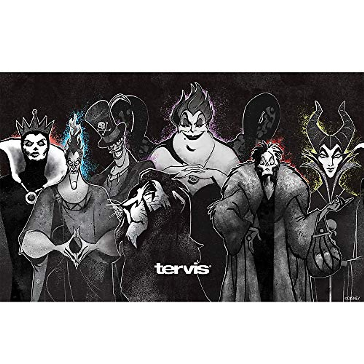 Tervis Stainless Steel Triple Walled Disney Villains Insulated Tumbler Cup Keeps Drinks Cold & Hot, 20oz, Group, 1 Count (Pack of 1)