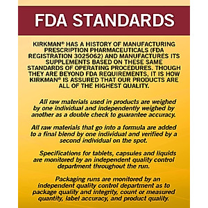 Kirkman - Acetyl L-Carnitine 250 mg - 90 Capsules - Supports Sustained Cellular Energy Production - Hypoallergenic