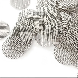 100 PCS 5/8 Inch (.625") 304 Stainless Steel Faucet Screen Replacement, Faucet Aerator Screens,Faucet Aerator