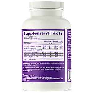 AOR, Advanced Magnesium Complex, Dietary Supplement, Promotes bone and cardiovascular health, muscle and nerve function, 90 Capsules (90 Servings)