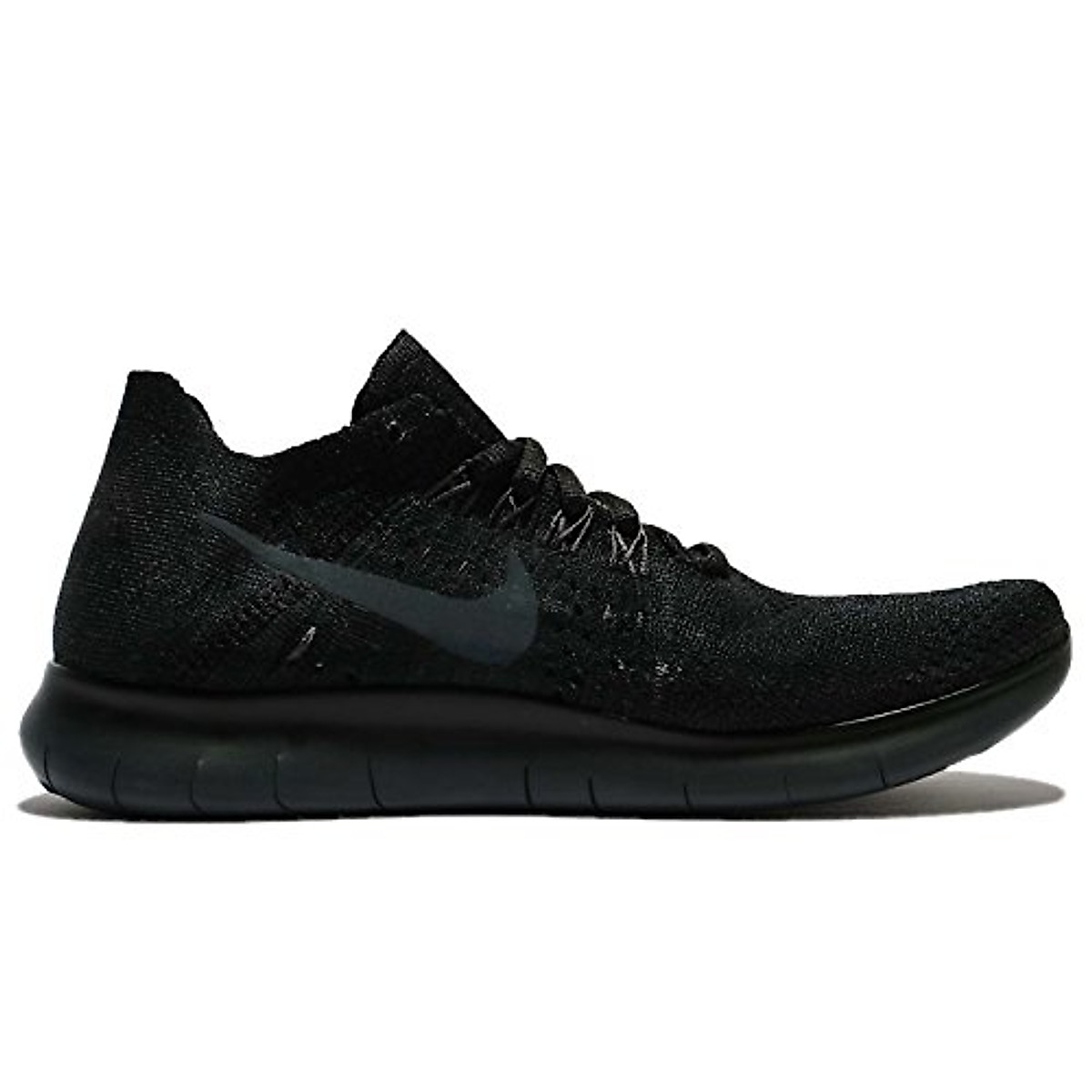 Nike Womens Free RN Flyknit 2017 Running Shoes Black 880844-010 Size 8.5