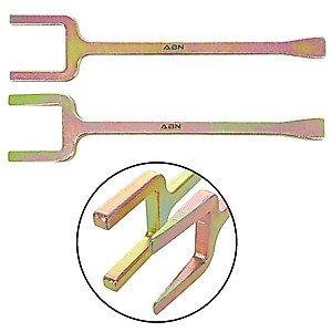 ABN Axle Popper Kit - 2 Piece Inner CV Axle Removal Tool Set CV Popper Wedge and Shim Ball Joint Separator Tools