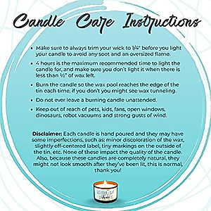 Moonlight Makers, Seattle (SEA), Walk In The Woods Scented Handmade Candle, Natural Soy Wax Candle, 25+ Hour Burn Time, 8oz Tin