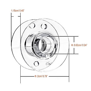 100 Pcs/Colors Prewound Sewing Bobbins Thread Sewing Machine Thread Kit Size A