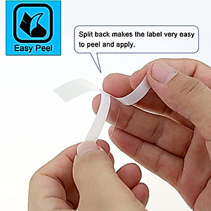 Anycolor Compatible MK131 PTM95 Label Tape Replacement for Brother P Touch M Tape M-K131 M131 12mm 0.47 Clear Tape for Brother Ptouch PT-M95 PT-90 PT70 PT65 PT85 Label Maker Refill, 26.2 Feet,4-Pack