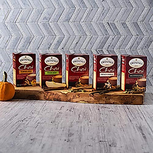 Twinings Ultra Spice Chai Tea Bags - Individually Wrapped, Black Tea with Cinnamon, Ginger, Cardamon & Clove, 20 Count (Pack of 3)