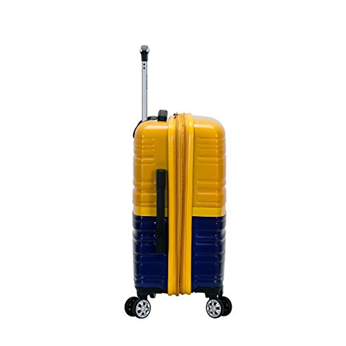 Rockland Melbourne Hardside Expandable Spinner Wheel Luggage, Two Tone Navy, Carry-On 20-Inch