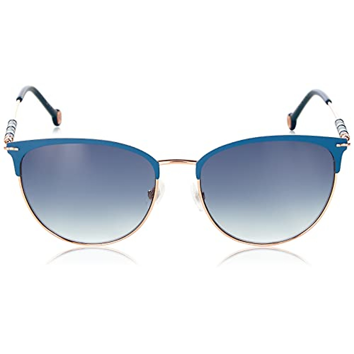 Carolina Herrera Gradient Dark Green Square Ladies Sunglasses CH 0037/S 0PEF 08 58