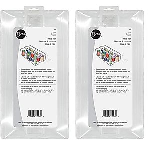 Dritz Thread Box Organizers, 1 Count (Pack of 2), Multicolor