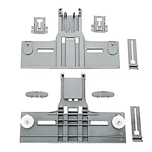 PETCHOR W10350375 Dishwasher Top Rack Adjuster Parts for Whirlpool Kenmore Kitchenaid Dishwasher, 8PCS W10195840 & W10195839 & W10508950 Dishwasher Top Rack Adjuster Kit