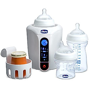 Chicco Digital Bottle & Baby Food Jar Warmer with LCD Display, Digital Countdown and Ready Alert, Fits Most Bottles and Baby Food Jars, White