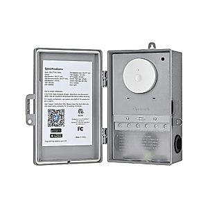 DEWENWILS Pool Timer, WiFi Pool Pump Timer, Heavy Duty 40A 120-277 VAC 2HP Wireless Controller Timer for Pool, Water Heater, Works with Alexa, Google Assistant, Smart Life, ETL Listed