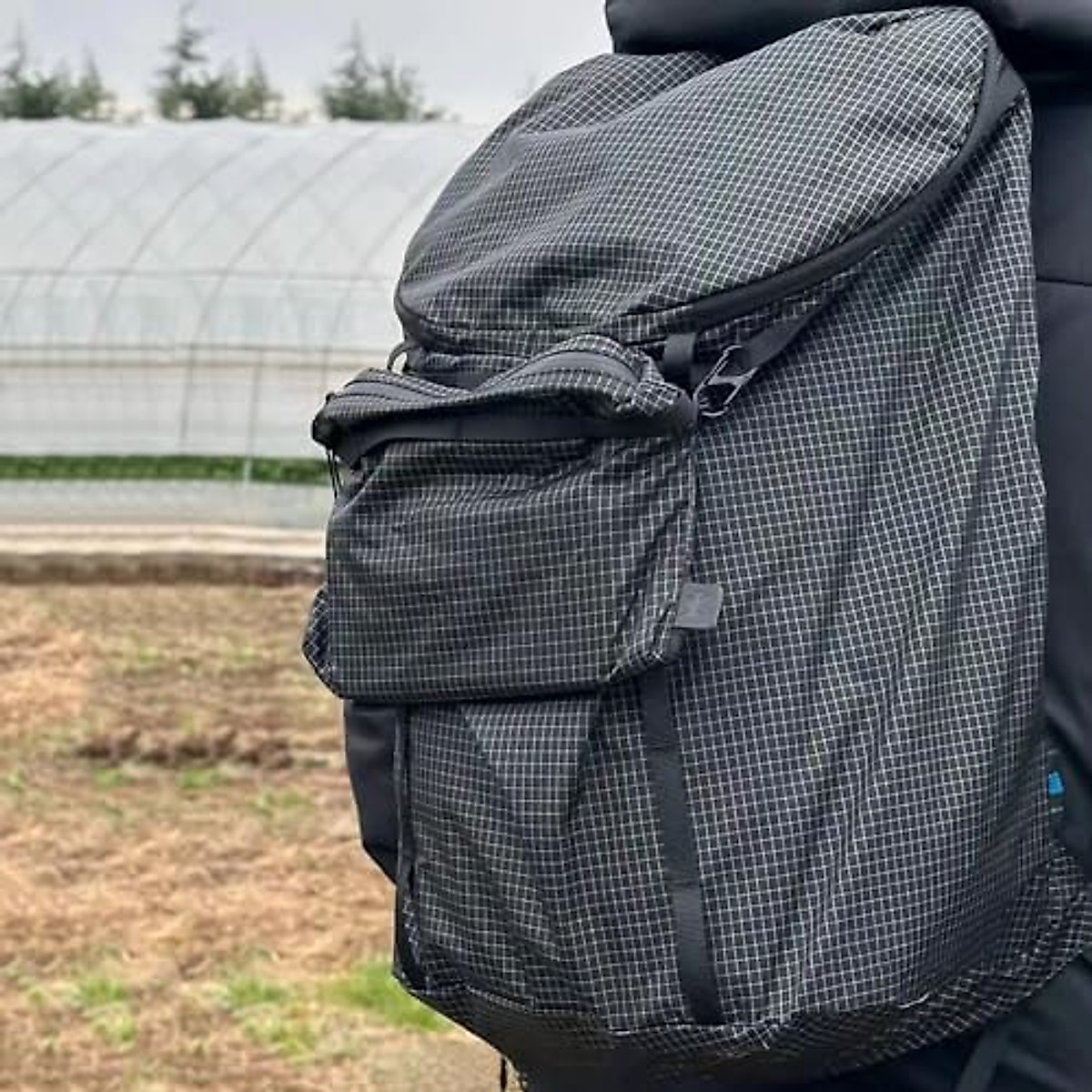 Generic 210D Lightweight Tear Resistant Blended Nylon Fabric UHMWPE, Free cropping, Tent Waterproof, Windproof, Dustproof, Airtight PU Coating 140gsm (Navy Blue)