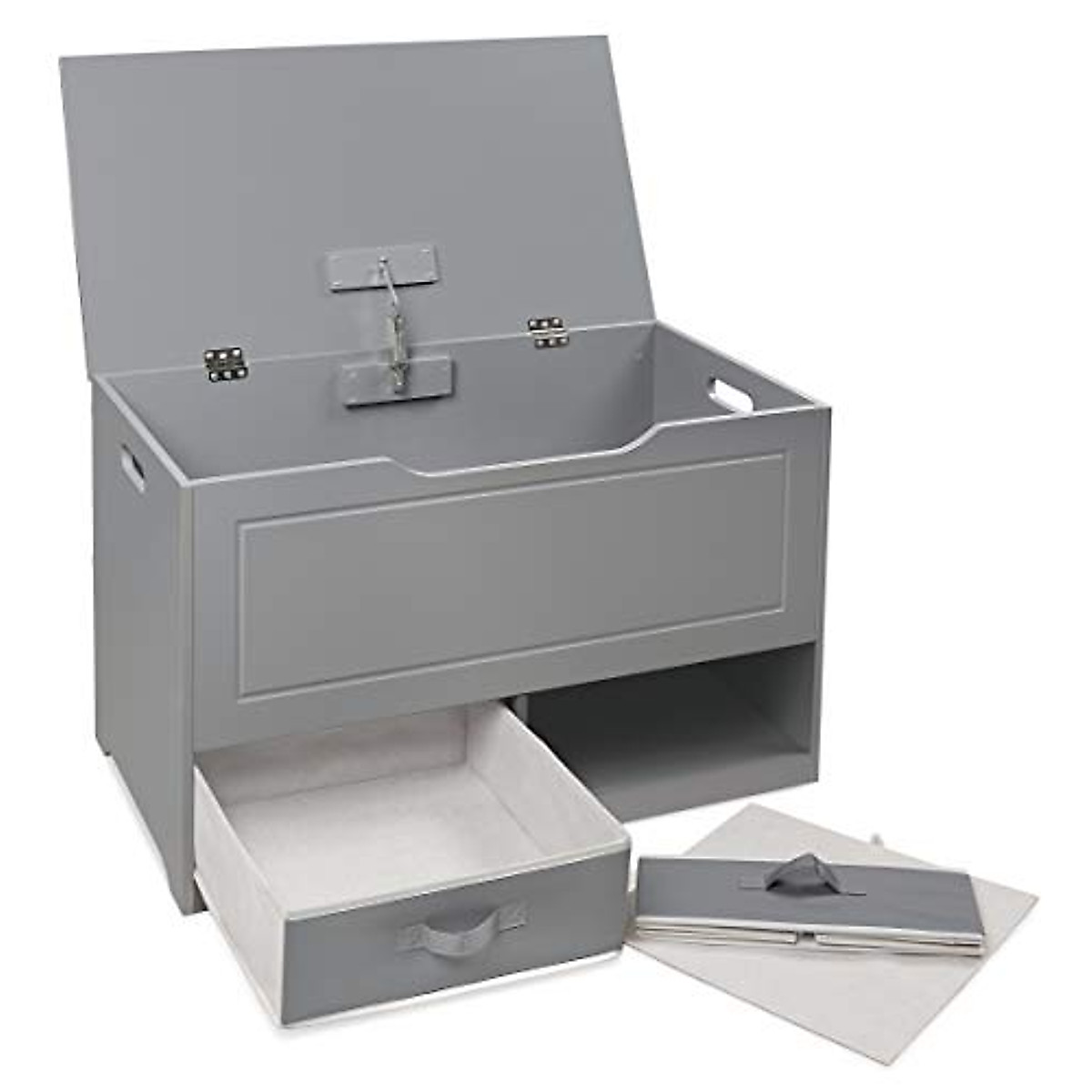 Up and Down Toy and Storage Box with 2 Basket Drawers