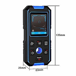 NOYAFA Stud Finder for Walls, Rechargeable Stud Finder Wall Scanner Wall Metal Detector for Wood Magnetic Metal AC Wire, Support Voice Broadcast, HD LCD Screen