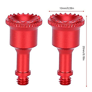 Remote Control Joystick, Metal Drone Thumb Rocker Joystick Upgrade Replacement Compatible with DJI Mavic AIR 2(Red)