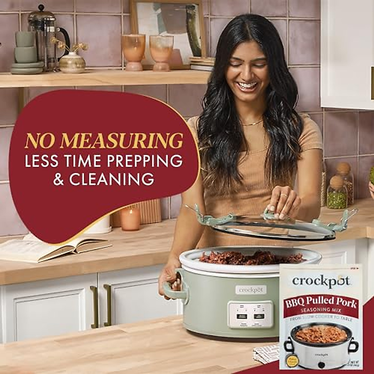 Crock-Pot BBQ Pulled Pork Seasoning Mix, 1.5 Ounce (Pack of 12)