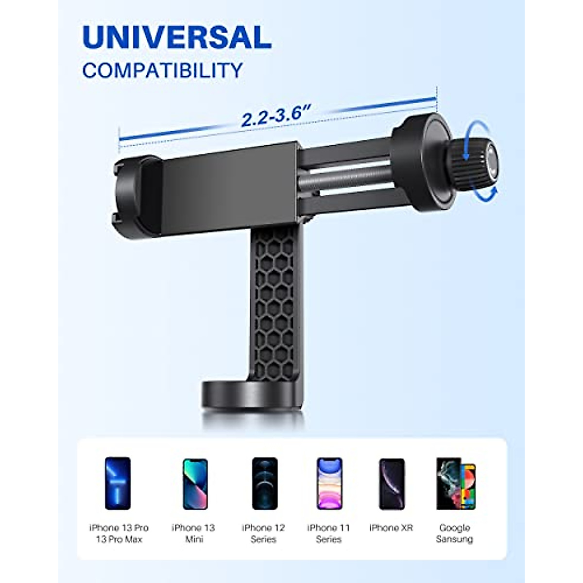𝗡𝗲𝘄𝗲𝘀𝘁 iPhone Tripod, ANGFLY 60" Selfie Stick Tripod with Remote, Travel GoPro Tripod for iPhone Compatible with iPhone 14 Pro Max /13 Pro / 12 Pro Max/Samsung S21 Ultra/GoPro/Camera