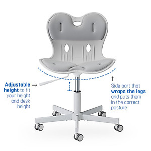 Roichen Wow Chair, Posture Correct, Office Chair, Dining Chair, Living Room Chair, Reading, Studying, Lumbar Support, Ergonomic, Height Adjustable