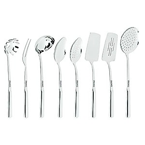 Viking Culinary 3-Ply Stainless Steel Cookware Set, 17 piece | Includes Pots & Pans, Steamer Insert & Glass Lids | Dishwasher, Oven Safe & 304 Stainless Steel Kitchen Utensil Set