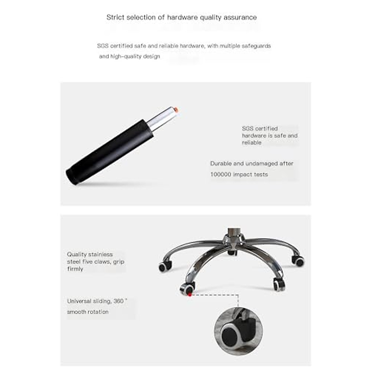 FrYsky Home Office Desk Chairs, Swivel Chair Leather Sofa Chair Reclining Leisure Chair Home Office Computer Lift Swivel Chair (Color : Off-White, Size : Foot Pedal)