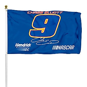 Bayyon Motorsports Chase Elliott Flag 3x5Feet for Car Fans with Brass Grommets