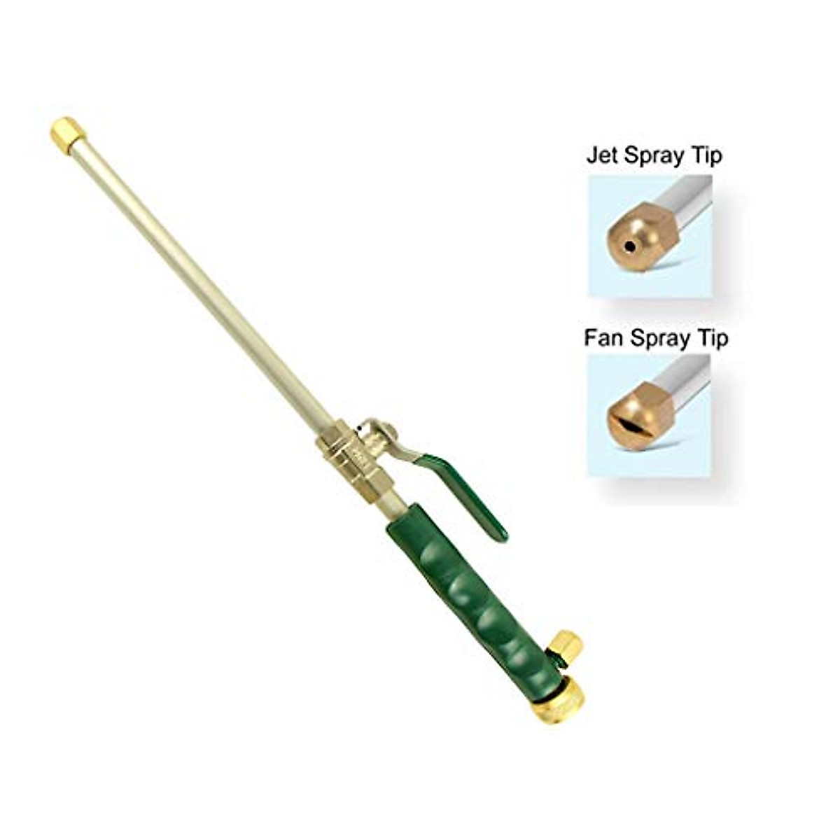 K JINGKELAI Water Jet Power Washer Wand Spray Nozzle Water Hose Wand Garden Hose Wand Garden Hose Spray Gun High Pressure Spray Nozzle for Car Home Washing,Green