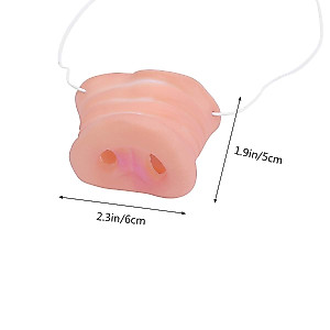 BinaryABC Halloween Pig Nose Hog Snout,Holloween Costume Party Props,3Pcs (5X6cm)
