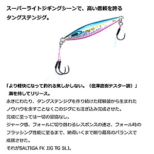 Daiwa Saltiga FK Jig TG SLJ 2.1 oz (60 g) PH Silver Glow Head