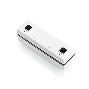 PEPPER JOBS Dual Bluetooth 5.0 USB-C Adapter, Compatible with PC/Laptop/TV/Switch/PS4/PS5, Wireless Audio Transmitter with aptX Low Latency, Dual Bluetooth Devices Connecting, 3.5 mm Mic Chat(White)