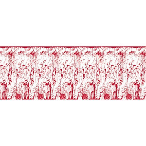Beistle 4' x 30' Bloody Wall Backdrop (00710)