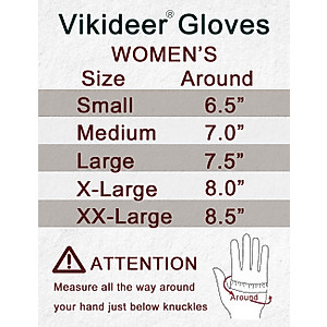 VIKIDEER Long Genuine Leather Gloves for Women Full Touchscreen Winter Warm Lined Elegant Type Little Bigger Black Meduim-12.7"