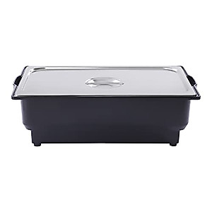 500W Electric Buffet Warmer Server Chafing Dish Buffet Tray Food Warmer Set 3 Compartment Buffet Server Chafing Dish Stainless Steel Chafing Server Set Buffet Server Warmer Food Insulation