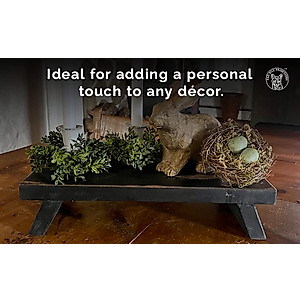Red Fox Primitives Rustic Wooden Table Riser to Elevate Your Home Decor Style - Use as a Fancy Centerpiece on Countertops, Kitchen Islands, or Dining Tables - Handmade - Solid & Sturdy - in 2 Colors