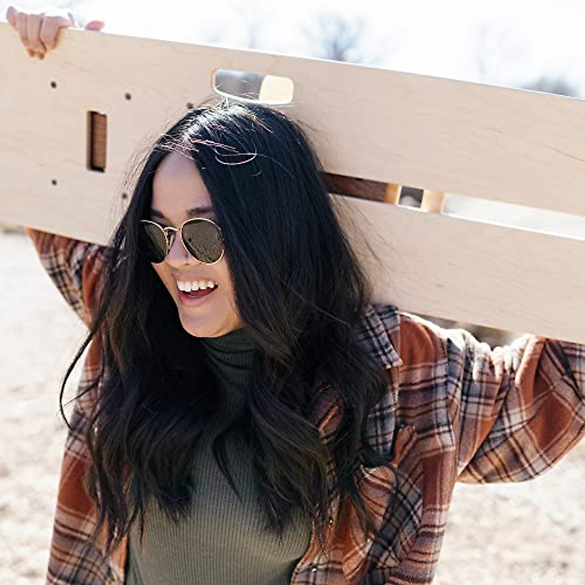 Trippy Outdoor Adirondack Chair Easy Assemble Foldable Adirondack Chair Outdoor Patio Lifetime Adirondack Chairs, Folding Adirondack Chair for Camping, Vacations, Fire Pit, Garden (Ocean Blue)