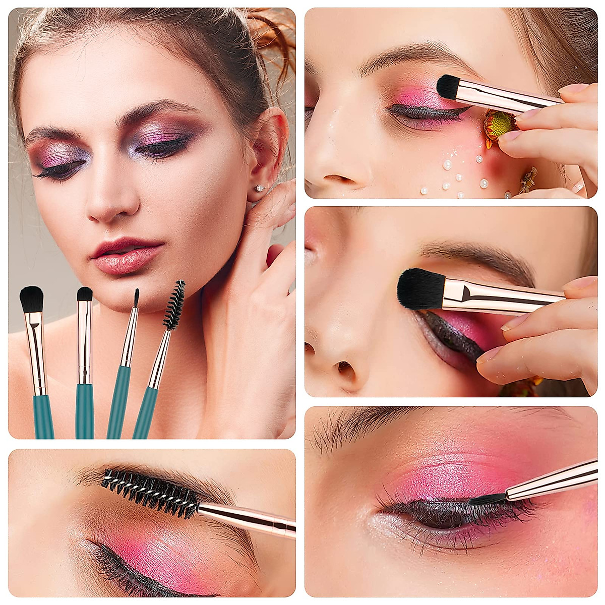 Makeup Brushes Set Professional - Make up Brush Set 24pcs Foundation Eyebrow Blush Concealer Face Powder Eye Shadows Eyeliner Highlight Brush Kit