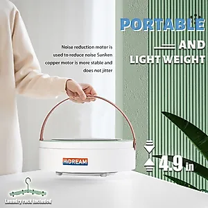 Portable Mini Washing Machine, 9 Litre Large Capacity Mini Washer for Underwear, Foldable Washing Machine with Upgraded Capacity and Round Body for Baby Clothes,Pet Garments or Other Small Items.Green