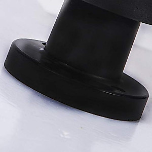 SHREALMS Outdoor Post Lights Waterproof Rainproof Modern Exterior Column Lantern Pillar Light, Black Cast Aluminum Kit White Globe Acrylic Shade - Courtyard Landscape Lighting Fixture