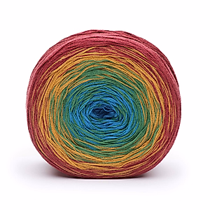 RED HEART Wrap Rainbow, Fiesta Yarn