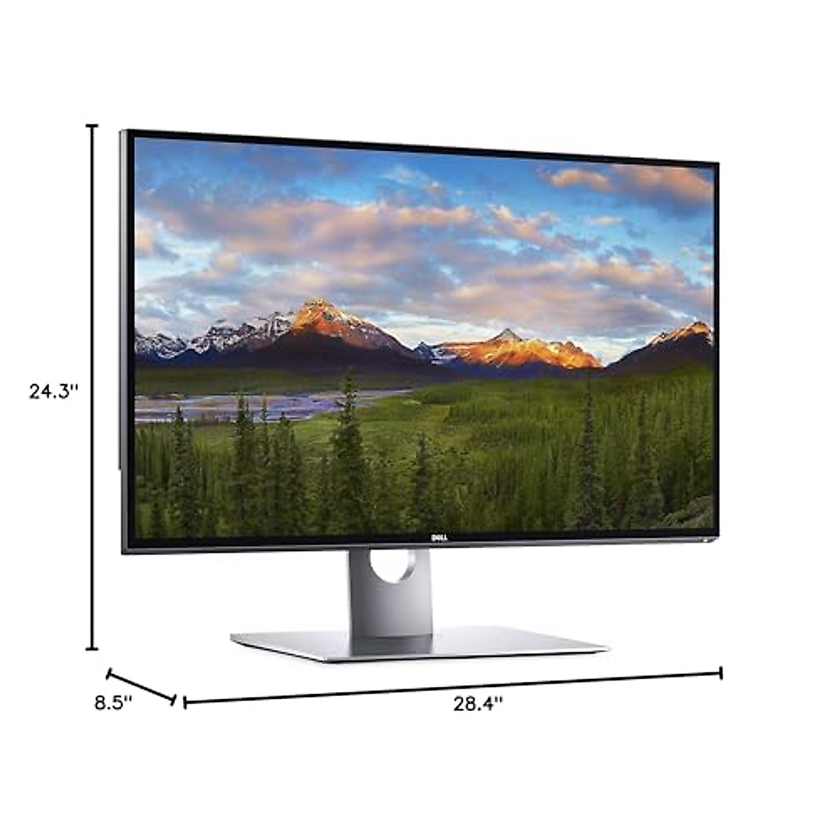 Dell Ultrasharp Up3218K|31.5 inches| 8K| 7680 X 4320 At 60 Hz| IPS Technology| Vesa Mount Compatible UP3218K,Black