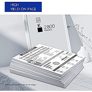 TN660 High Yield Black Toner Cartridge 2PK TN-660 ： VASERIK Compatible Replacement for Brother HL-L2300D HL-L2320D HL-L2340DW Printer