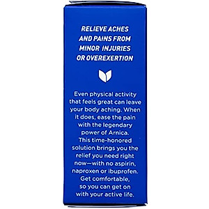 Hyland's Naturals Arnica Montana 30x Tablets, Natural Relief of Bruises, Swelling & Muscle Soreness, 50 Count