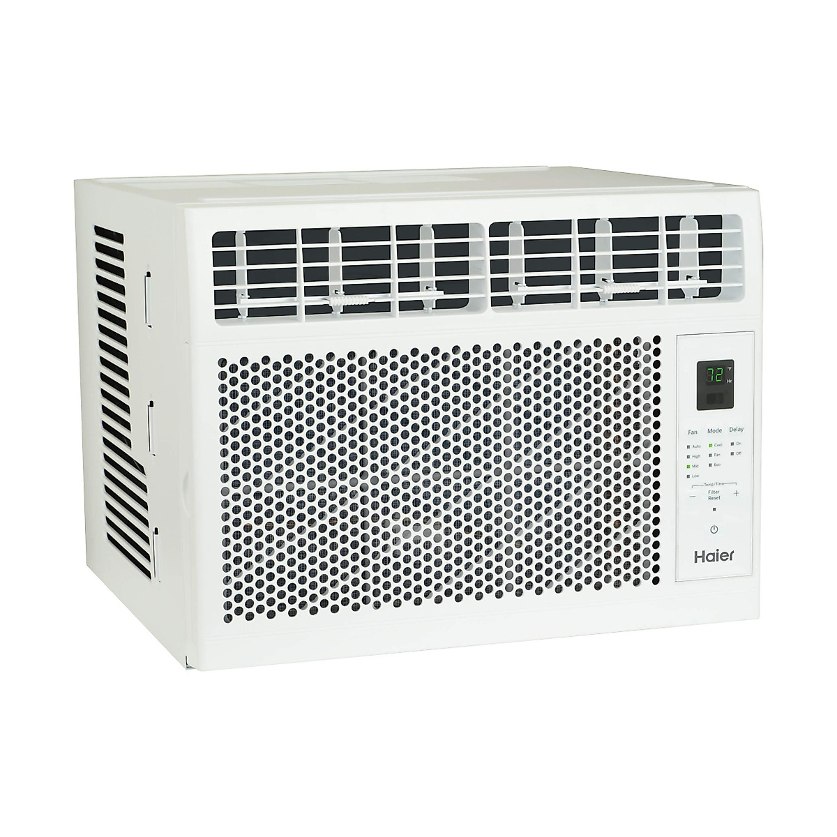 Haier Electronic Window Air Conditioner 6000 BTU, Efficient Cooling for Smaller Areas Like Bedrooms and Guest Rooms, 6K BTU Window AC Unit with Easy Install Kit, White