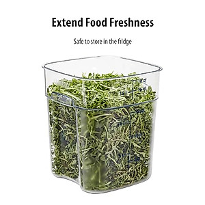 Cambro FreshPro 18Qt Food Storage Container in Clear for Industrial and Kitchen Use, Pantry Organization and Ingredient Freshness
