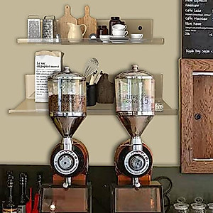 Avveckel Acrylic Shelves, Clear Shelves, 5 Set Different Sizes Acrylic Shelf Floating Clear Shelves for Wall Wall Décor Storage Bedroom, Living Room, Bathroom, Kitchen, Small Farmhouse