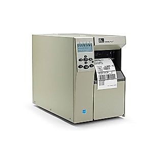 Zebra 102-801-00200 105SL Plus Desktop Thermal Transfer Label Printer, 203 DPI, Serial/PAR/USB , Monochrome, 15.5" H x 10.31" W x 20.38" D, With Rewind and Peeler