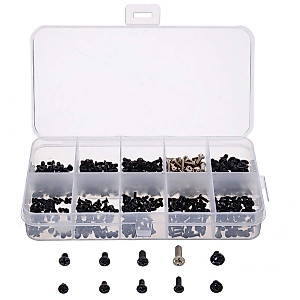 Replacement Part for M.C 500Pcs Laptop Screw Computer Assemble Repair Screw Fastener Set Mini Screws Kit for Laptop Computer Repair Tool Parts