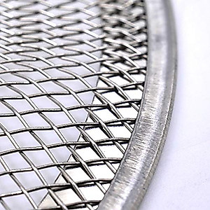 KRISMYA 2pcs Stainless Steel Mesh Metal Sink Strainer Bathtub Drain Hole Hair Catcher Drain Hole Filter Trap（2.75 Inch）